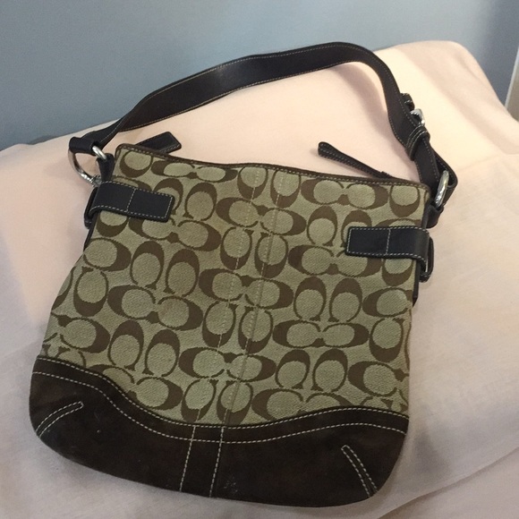 Coach | Bags | Vintage Coach Signature Logo Soho Canvas Buckle ...